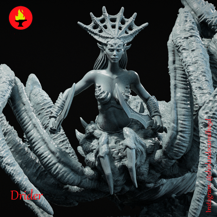 3D Printable Drider by Evil Forge